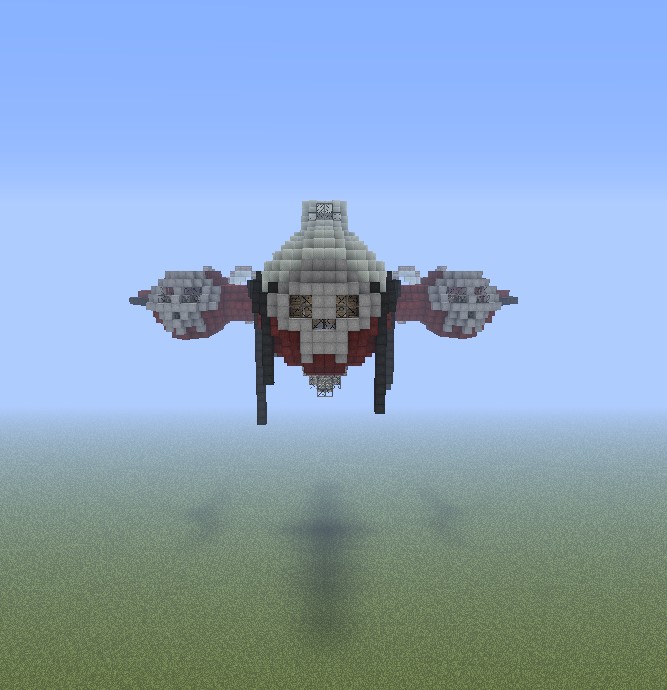 Scarlet Pirates: The Scarlet Huntress Command Ship Minecraft Map