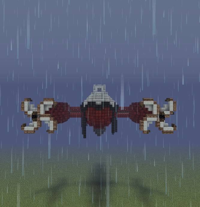 Scarlet Pirates: The Scarlet Huntress Command Ship Minecraft Map