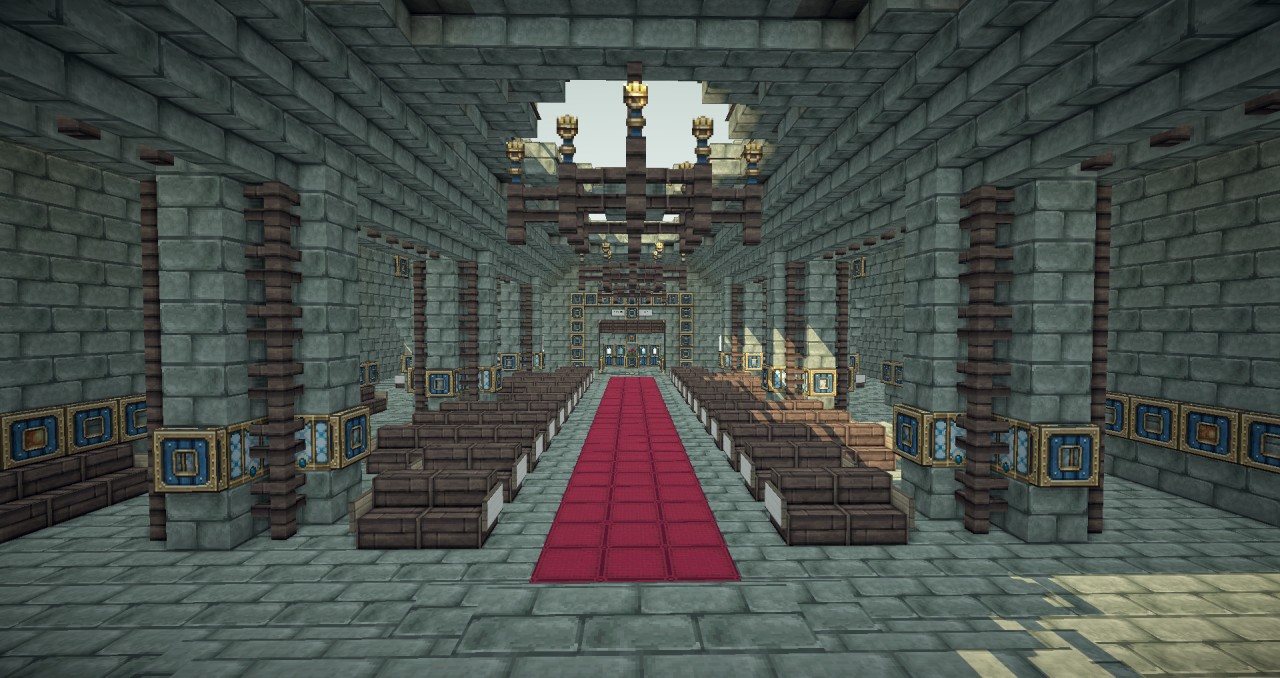Gods of Minecraft Forsaken - The Cathedral of the Mountains Minecraft Map