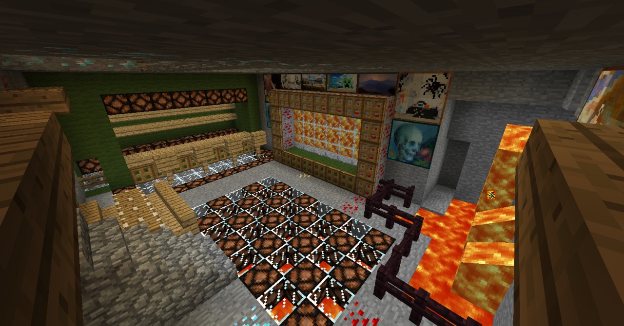 Underground Lounge Minecraft Map