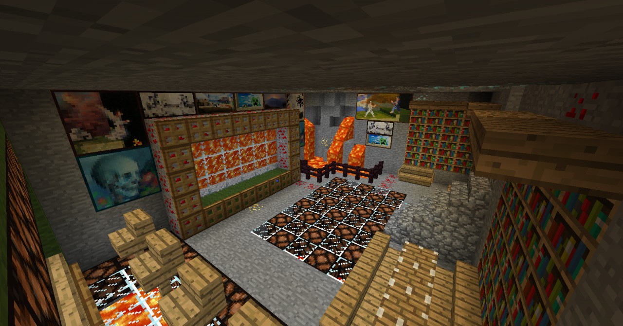 Underground Lounge Minecraft Map