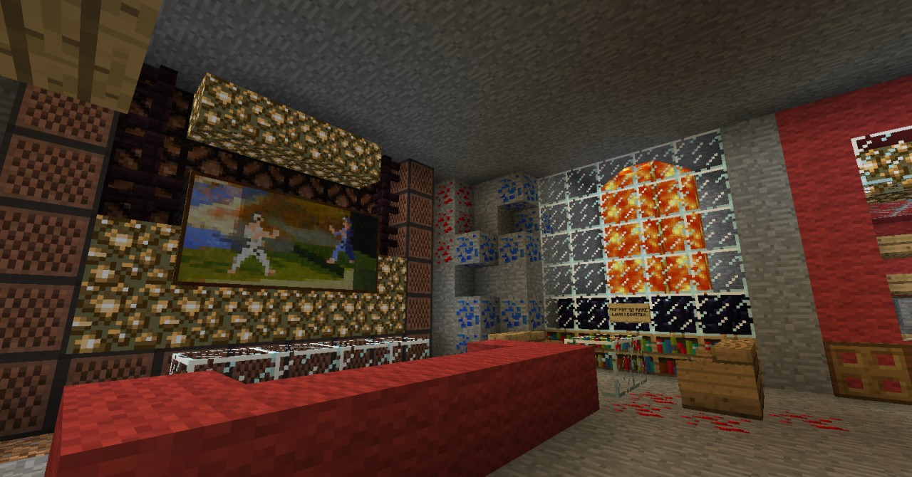 Underground Lounge Minecraft Map