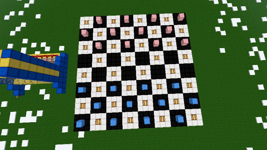 Tic-Tac-Toe, Connect 4 and a Checker Board Minecraft Map