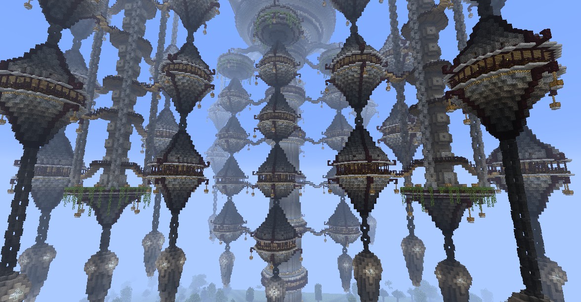 Conxunto de Vento - The Hanging City Minecraft Map