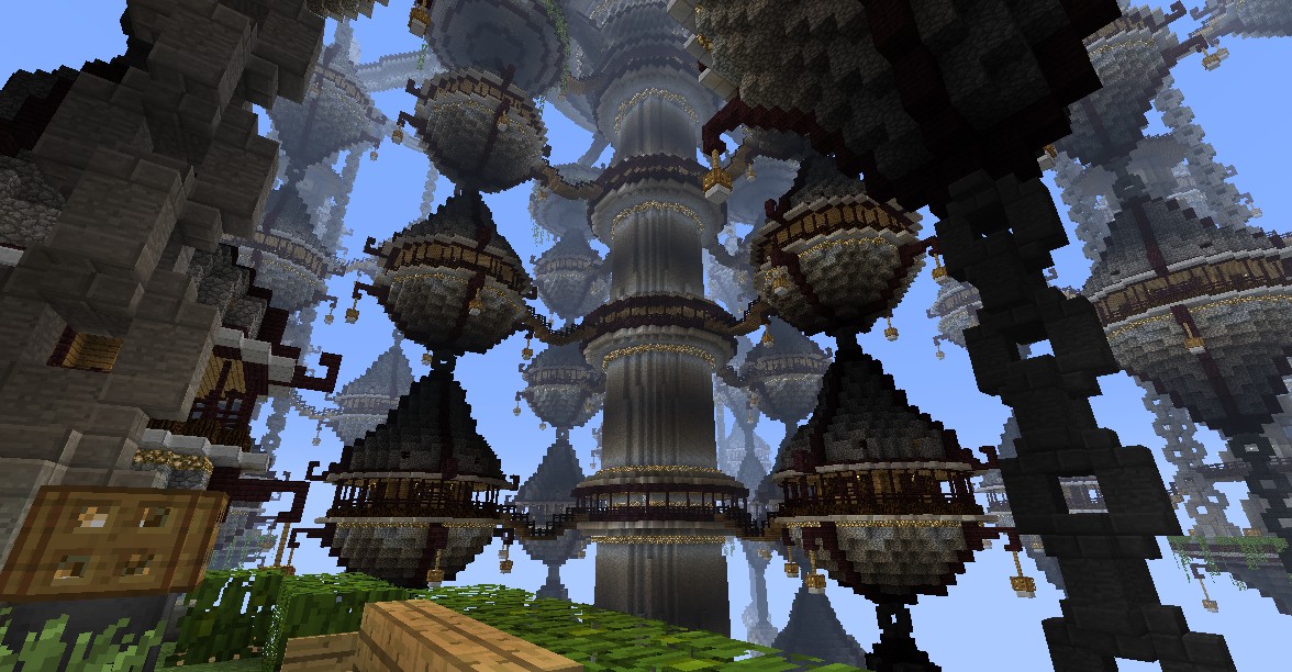 Conxunto de Vento - The Hanging City Minecraft Map