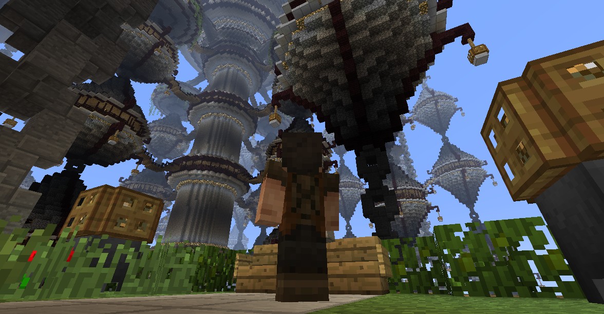 Conxunto de Vento - The Hanging City Minecraft Map