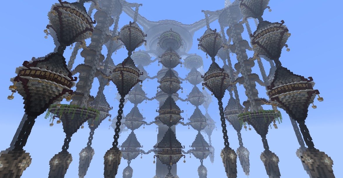 Conxunto de Vento - The Hanging City Minecraft Map
