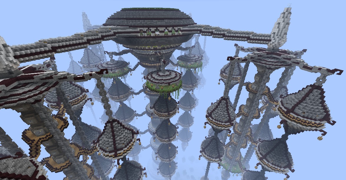 Conxunto de Vento - The Hanging City Minecraft Map
