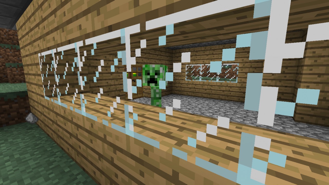 Creeper House! Minecraft Project