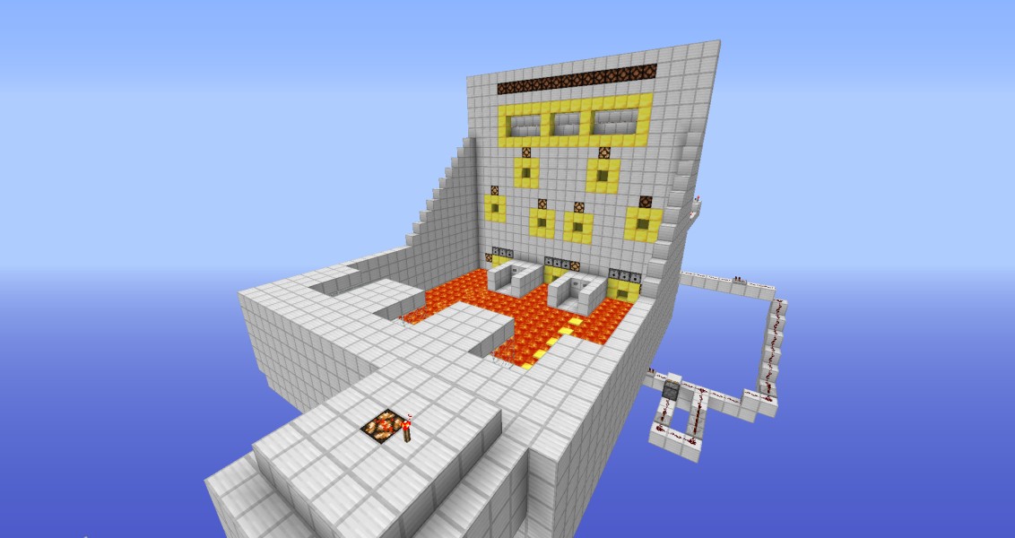 Cart Shooting - a redstone minigame Minecraft Map