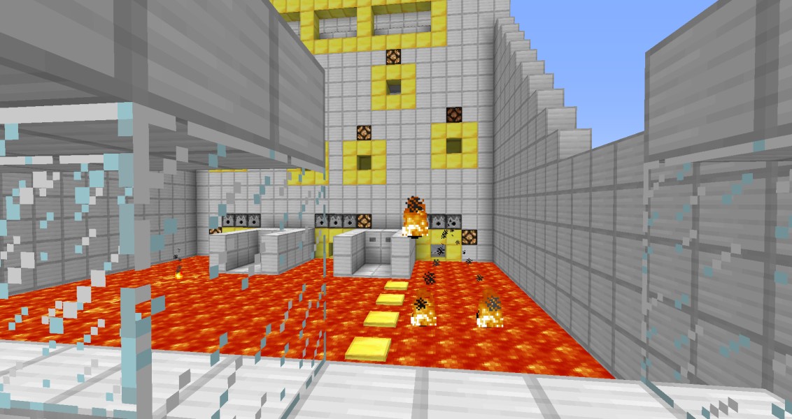 Cart Shooting - a redstone minigame Minecraft Map