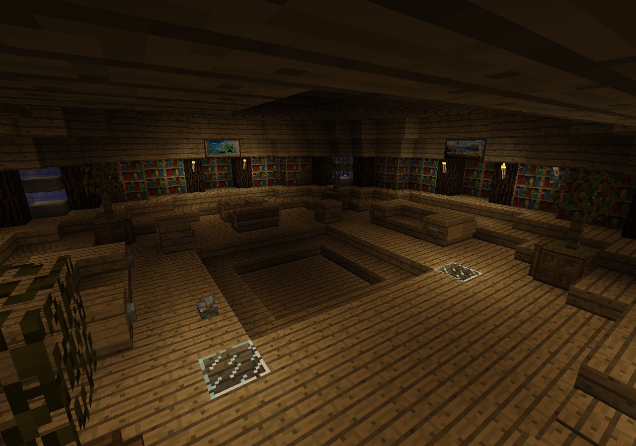 Hidden luxury house Minecraft Map