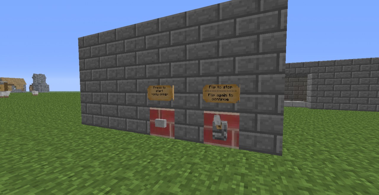 Self-Making Bridge Minecraft Map