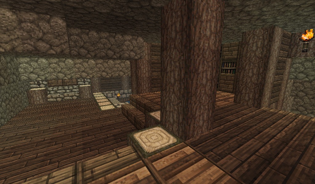 Multiplayer House with basement & Secret Attic Minecraft Map