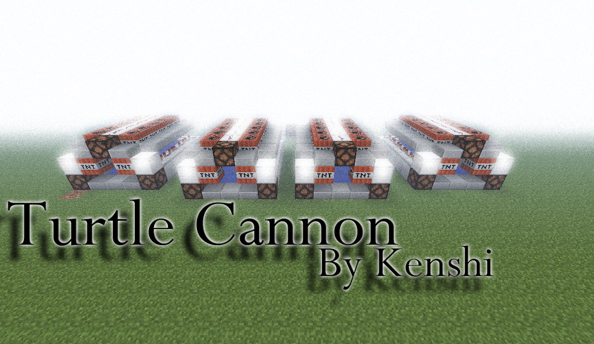 Turtle cannon Minecraft Map