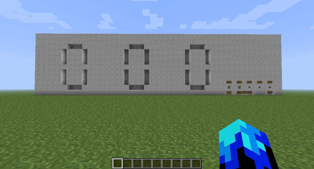 Redstone/Piston Clock and/or Counter Minecraft Map