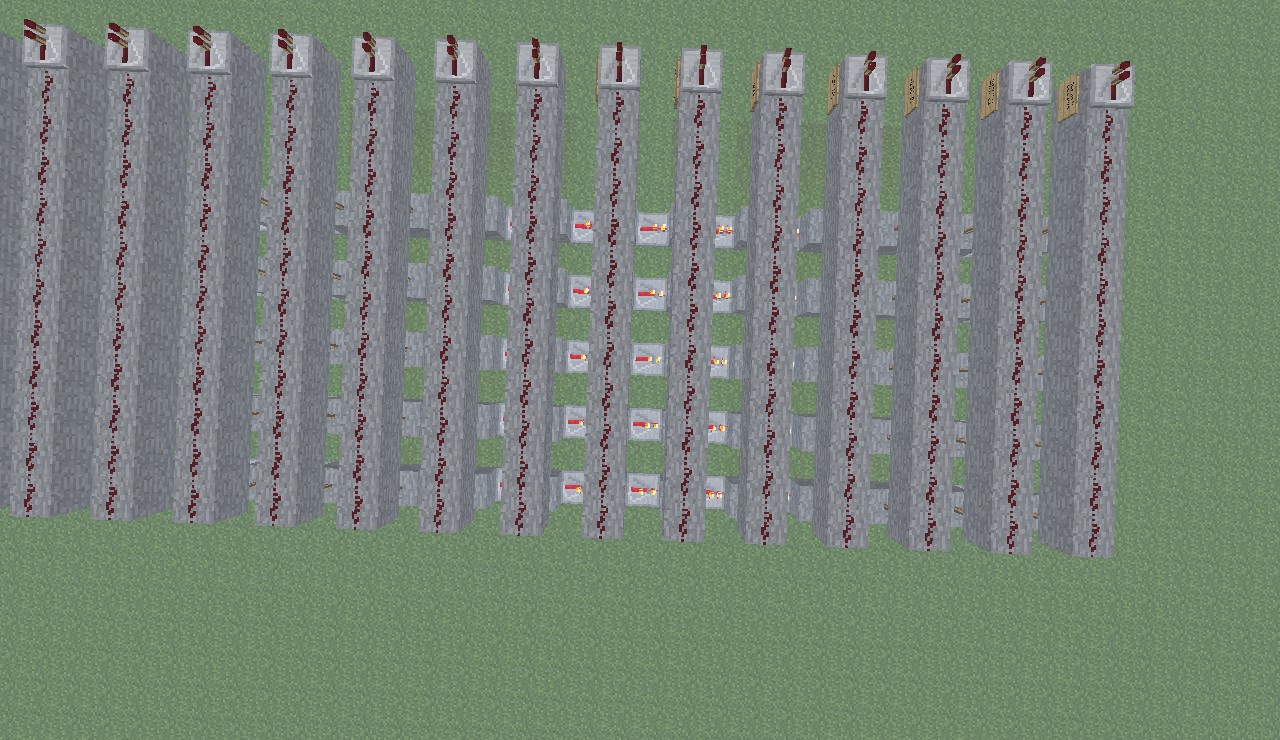 program your own numbers Minecraft Map