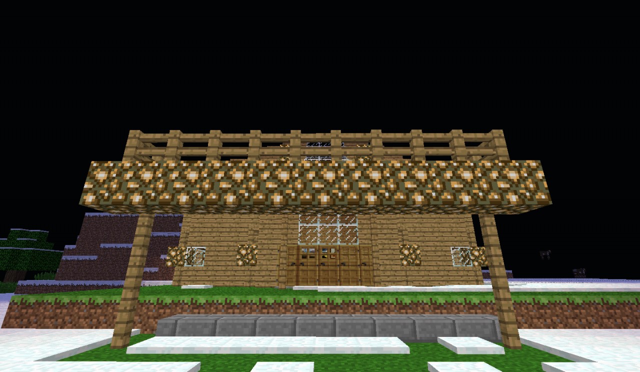 Glowstone love house (for beginners) Minecraft Map