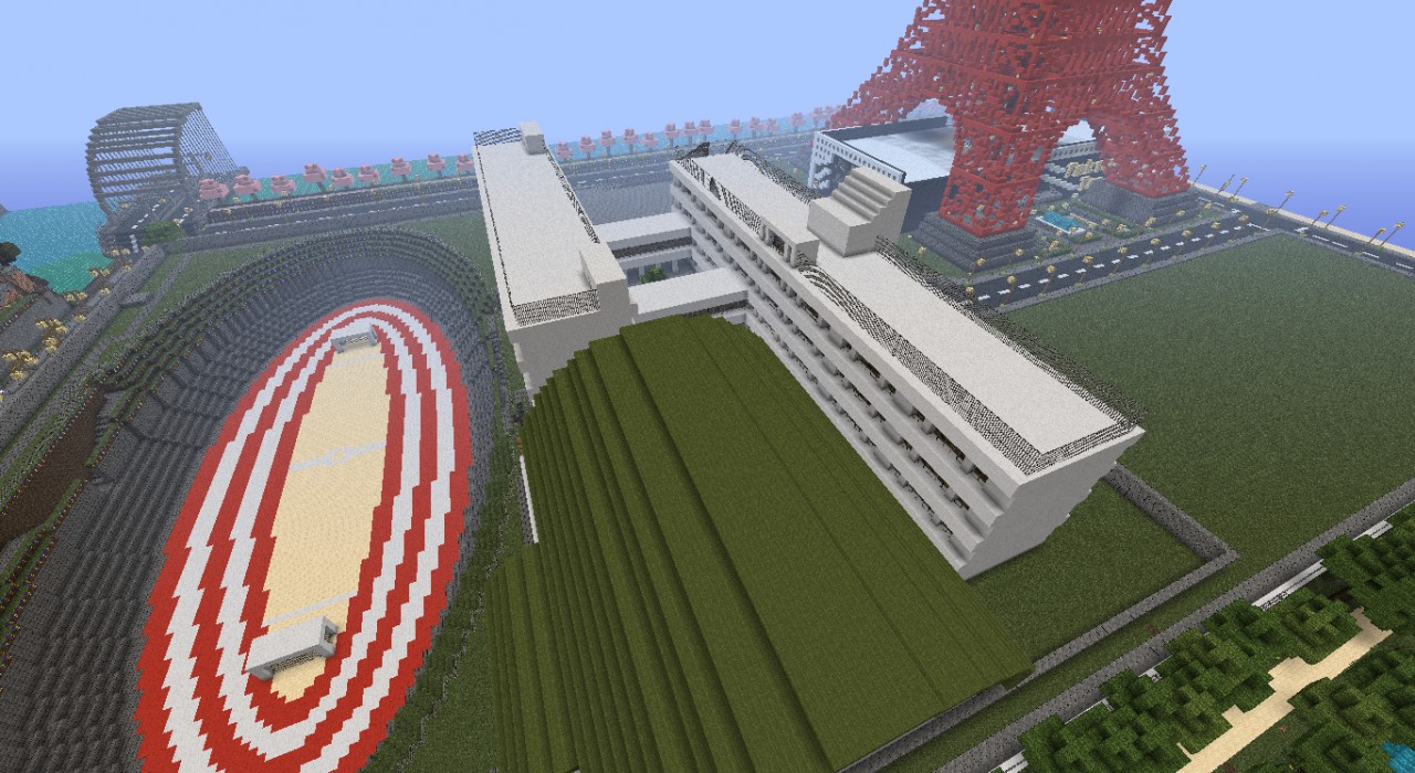 japanese school Minecraft Map