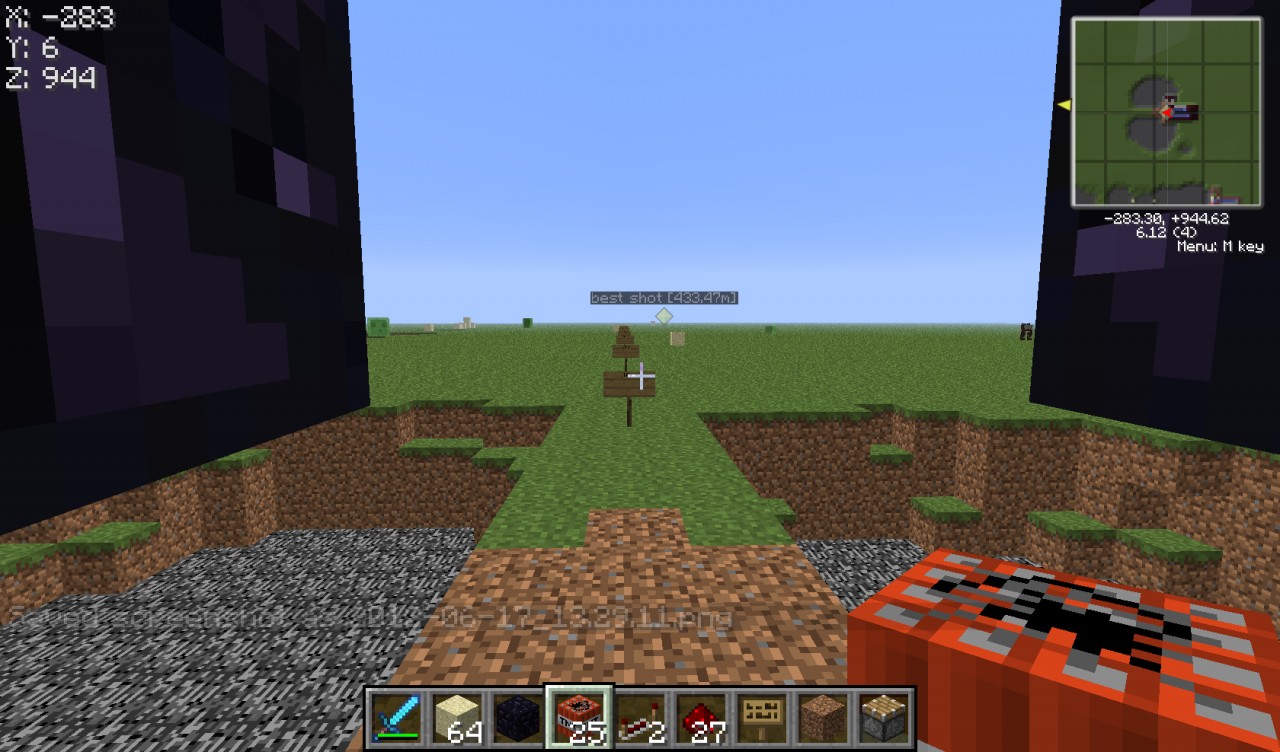 sand cannon Minecraft Map