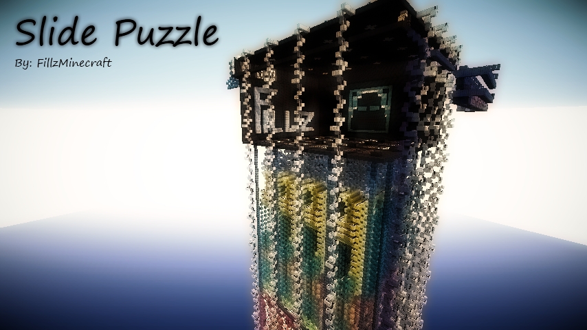 Minecraft - Slide Puzzle Mini Game (decorated) Minecraft Map