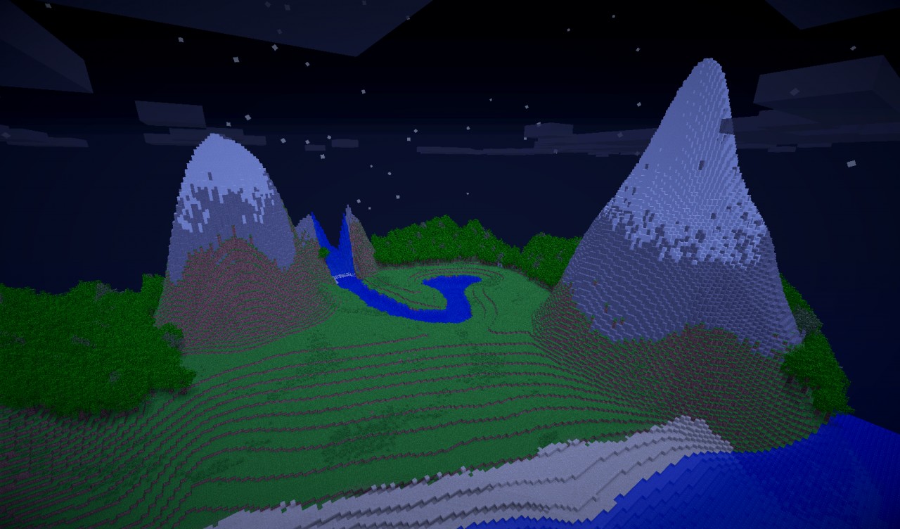 Update of beautiful island Minecraft Map
