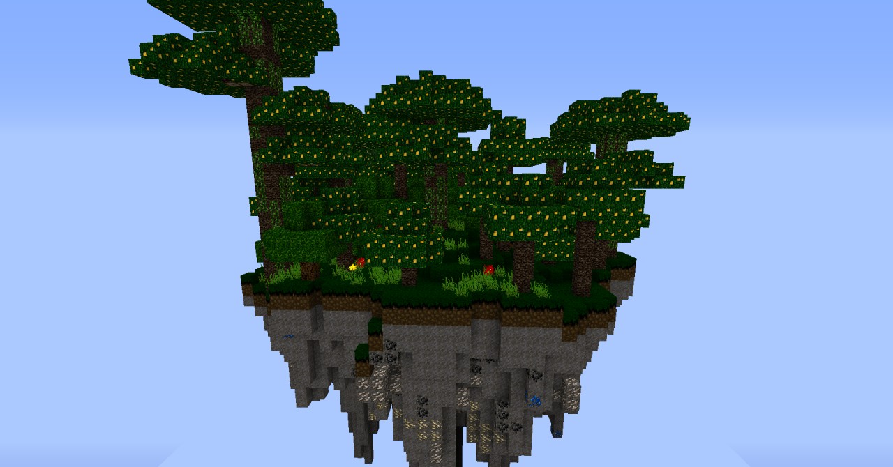 Floating rainforest Minecraft Map
