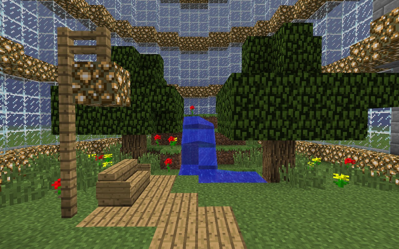 Modern Home with Bio Dome Minecraft Map