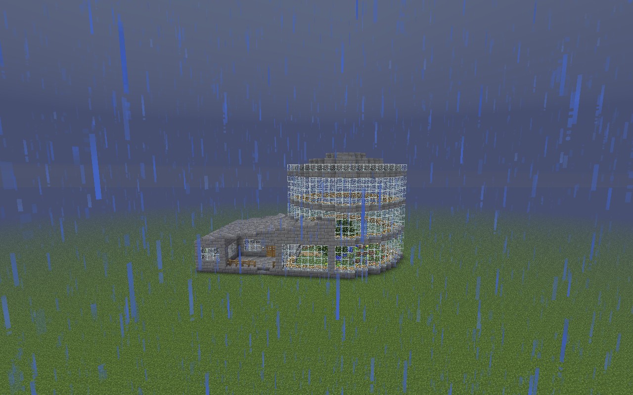 Modern Home with Bio Dome Minecraft Map