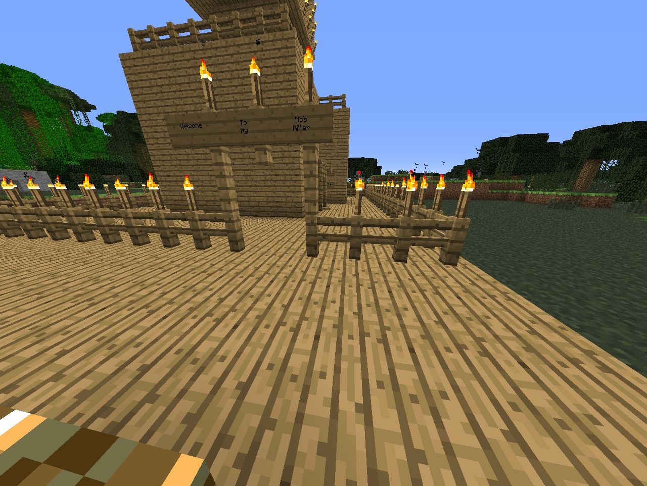 Mob Killer Giant House Swimming Pool And Secret Room Minecraft Map