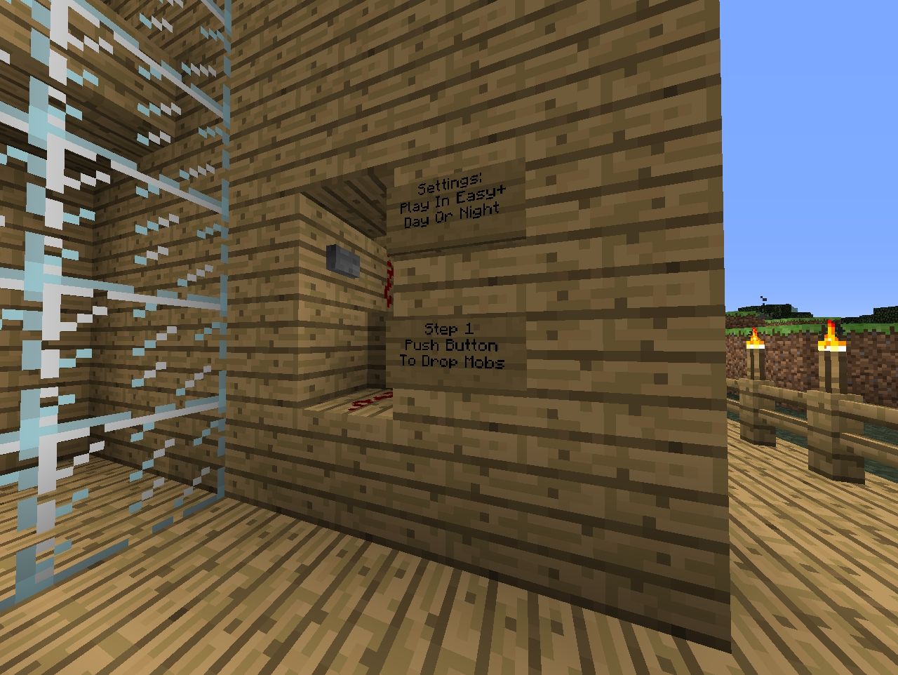 Mob Killer Giant House Swimming Pool And Secret Room Minecraft Map