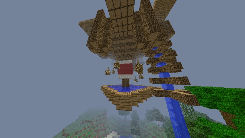 The Oblivion sky city of minecraftian Minecraft Map