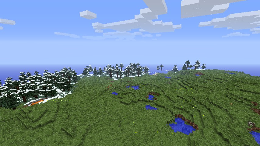 [world save]4 biomass in spawn Fertile and suitable for housing. [The ...