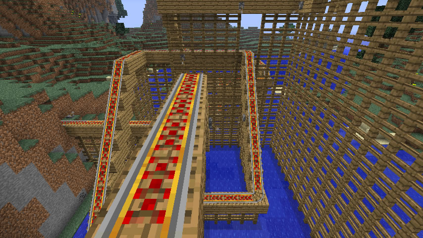 Rollercoaster Minecraft Map
