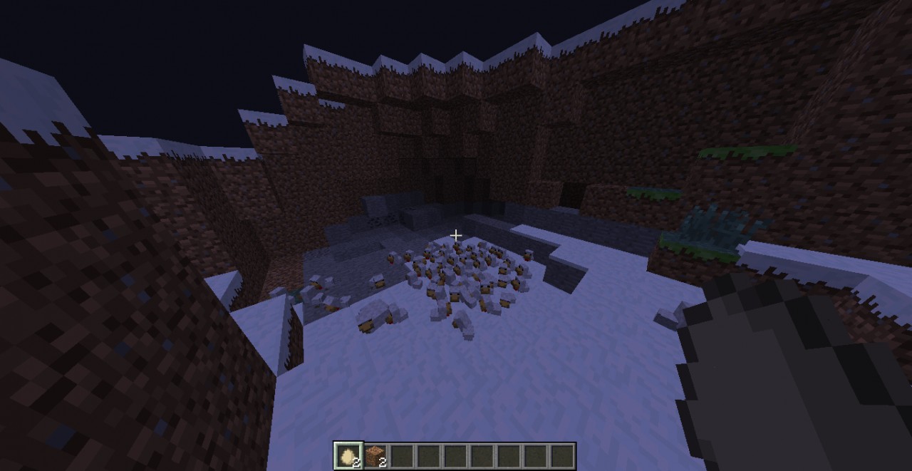 winter lava seed and cave Minecraft Map