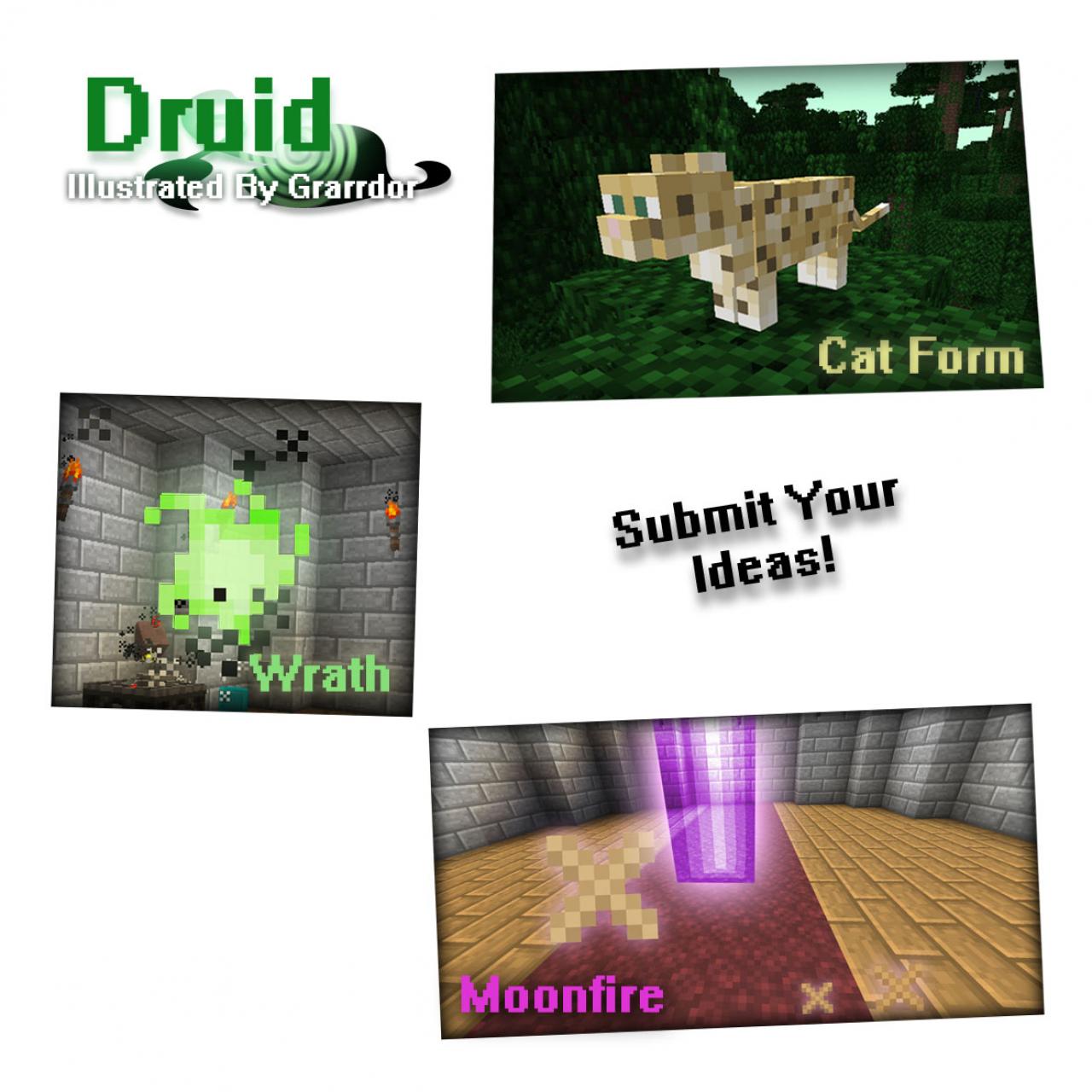 H/M Class Ideas! Monk, Druids and Warlocks! [WIP]