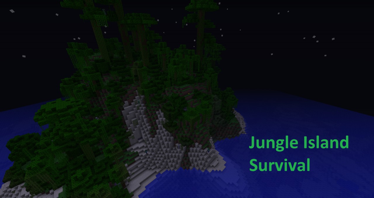Jungle Island Survival Minecraft Map