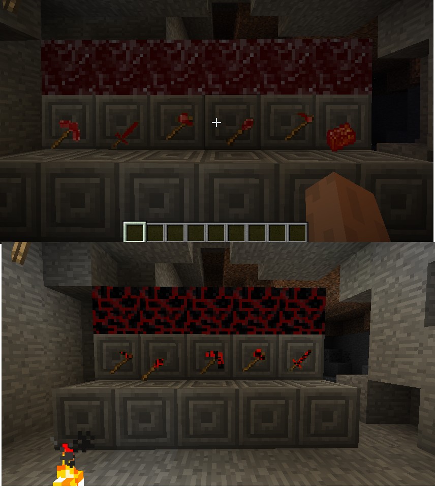 mo armor and tools kit going to add new ore (crystals) Minecraft Mod