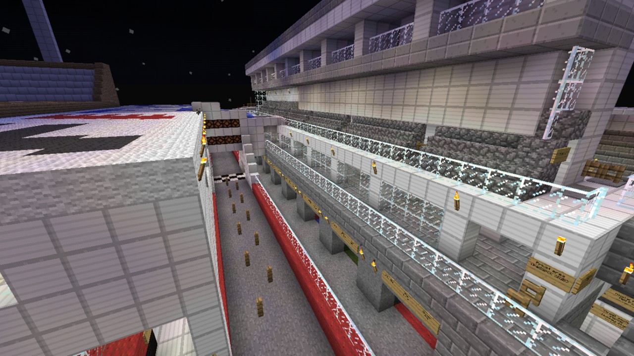 F1 track and Olympic Park Minecraft Map