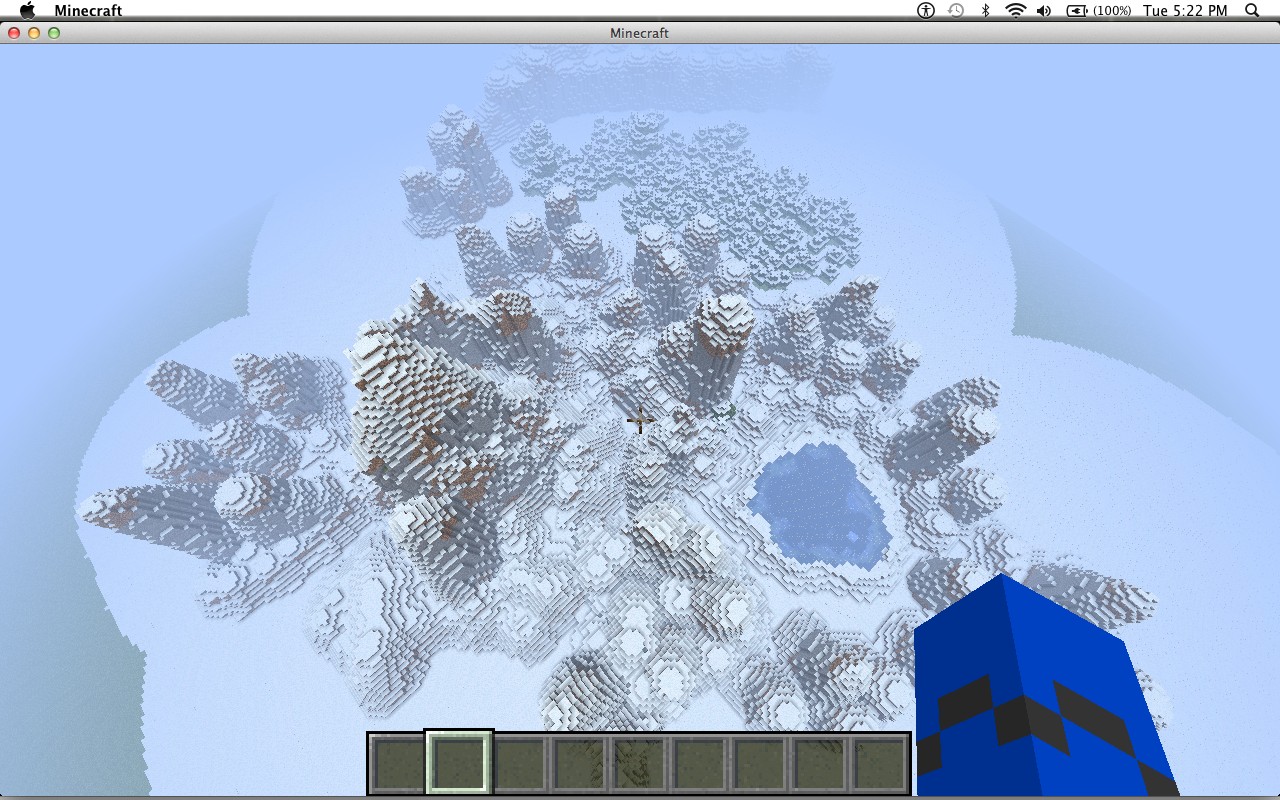 Snowy caverns (custom terrain) Minecraft Map