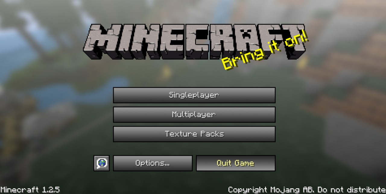 Gradient Menus HD (Gray) Minecraft Texture Pack