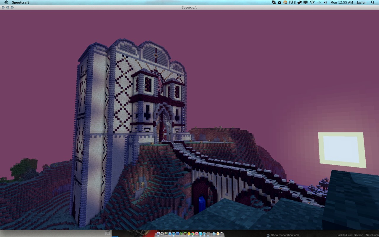 Hillside "Dark" Manor and Bridge Minecraft Map