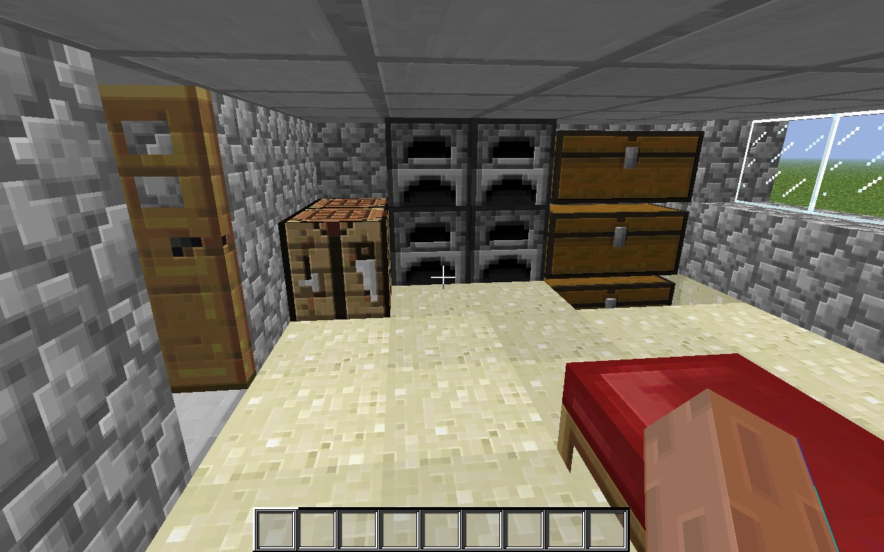 Small Efficient Survival House Minecraft Map