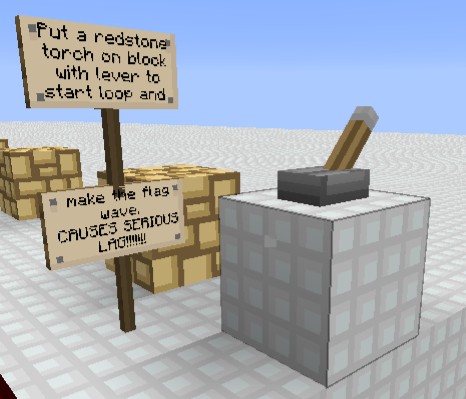 American Flag (Actually Waves) Minecraft Map