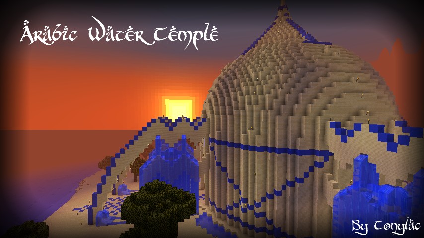 Arabic Water Temple Minecraft Map