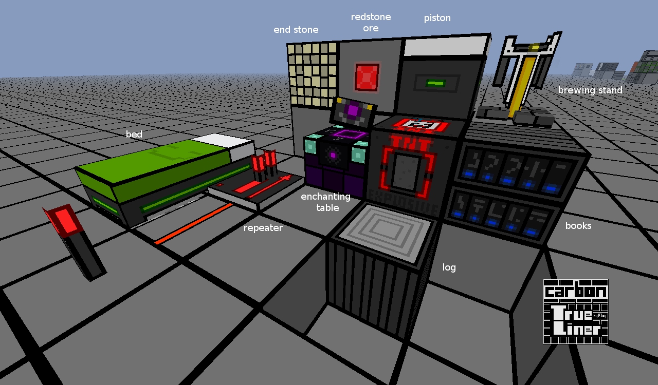 Carbon TrueLiner Minecraft Texture Pack