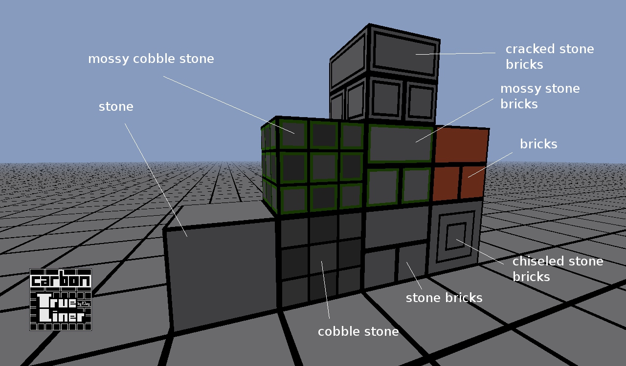 Carbon TrueLiner Minecraft Texture Pack