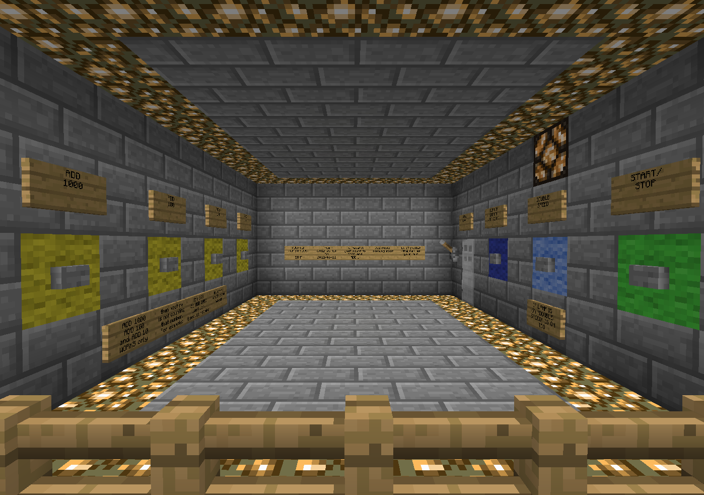 Counter up to 9999 - Quick redstone - MNT Minecraft Map