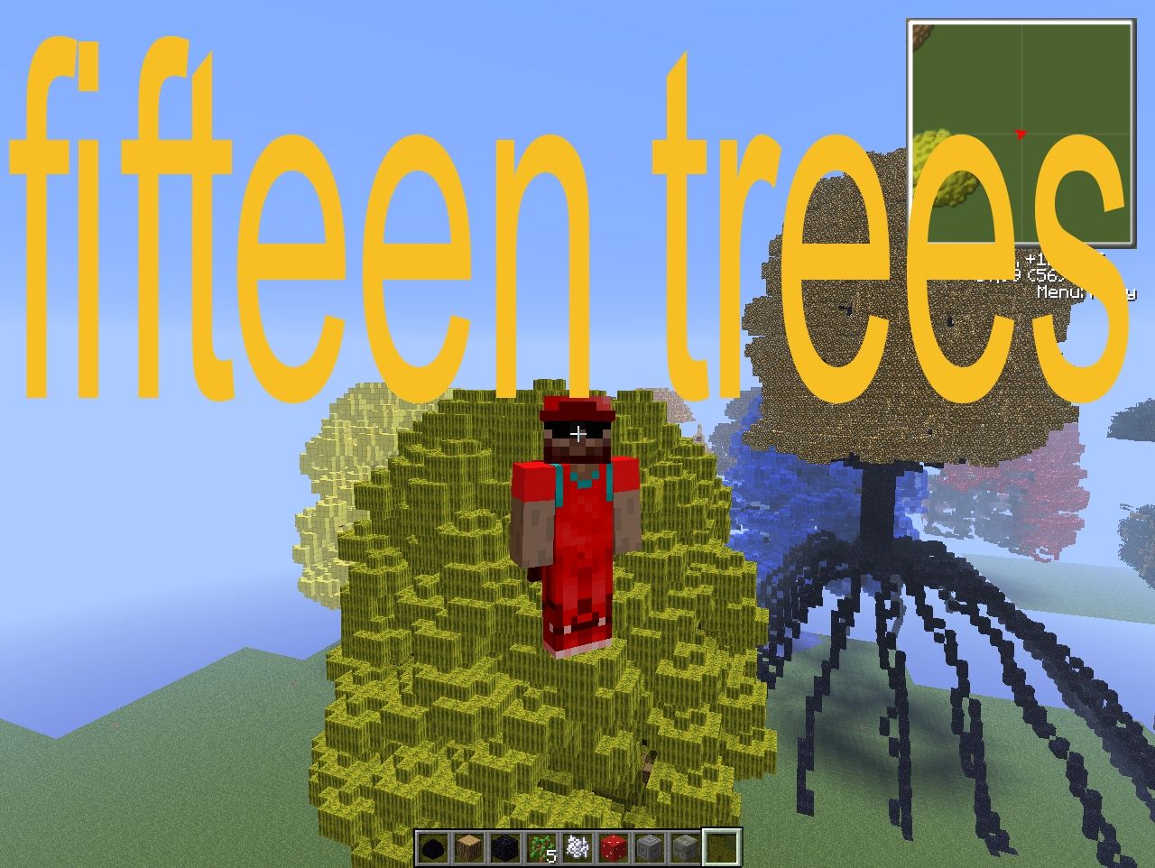 15 big tree`s Minecraft Map