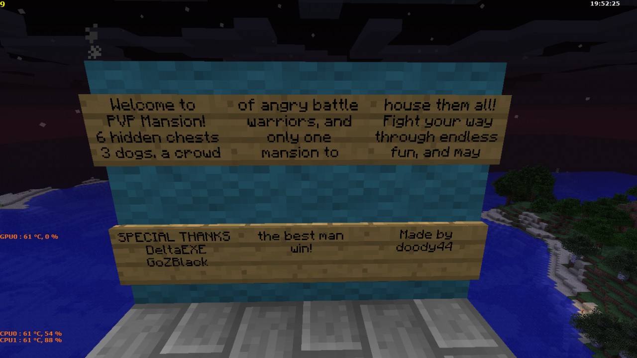 PVP Mansion Minecraft Map